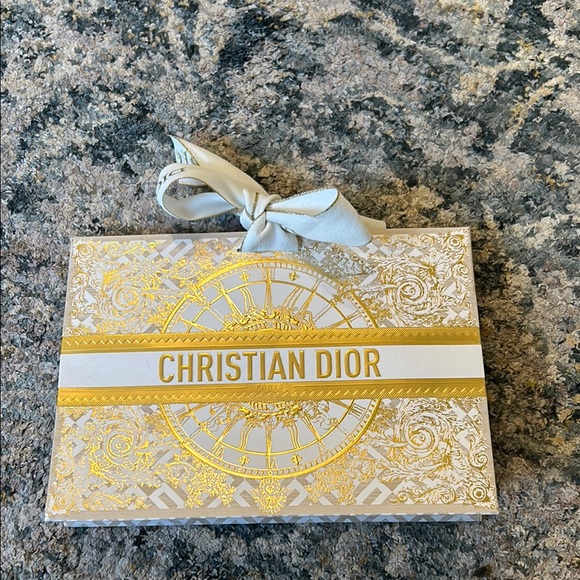 Dior | Bags | Christian Dior Gold And White Gift Box | Poshmark